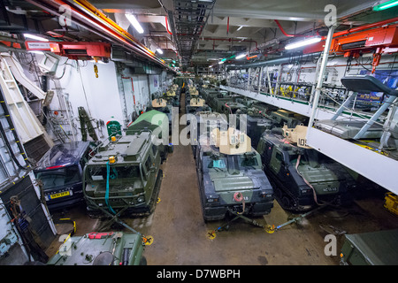Vehicle Deck HMS Bulwark Stock Photo - Alamy