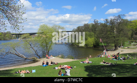 spring in Stockholm city centre sweden Stock Photo - Alamy
