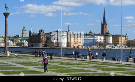 spring in Stockholm city centre sweden Stock Photo - Alamy