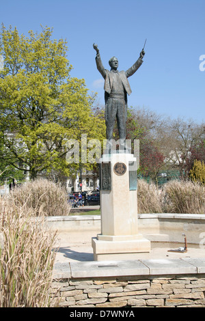 Statue of Gustav Holst, Cheltenham, Gloucestershire, England Stock ...