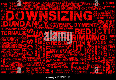 Downsizing of Job in the Corporate Workplace Stock Photo - Alamy