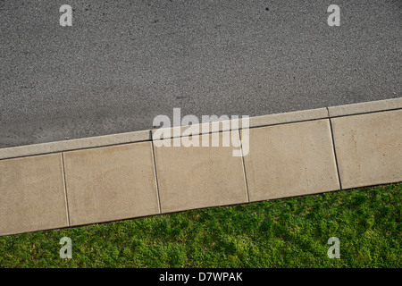 Sidewalk aerial view Stock Photo - Alamy