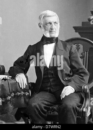 George Bancroft (1800-1891), American historian. Painting by Gustav ...
