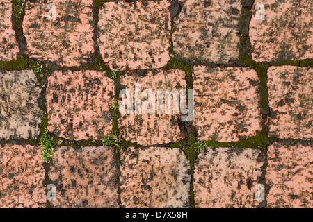 Brick block paving patterns Stock Photo - Alamy
