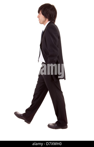 Young business man isolated on white Stock Photo - Alamy