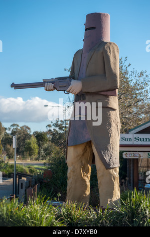 The Bush Ranger, Ned Kelly, in 1880. Edward "Ned" Kelly (1854-1880 ...