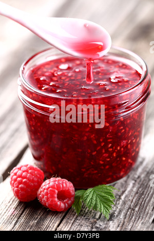 raspberry and jam Stock Photo - Alamy