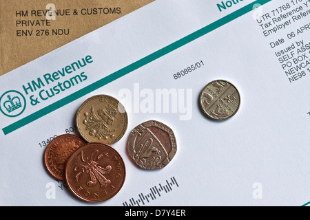 HMRC Self Assessment Notice to complete a tax return Stock Photo ...