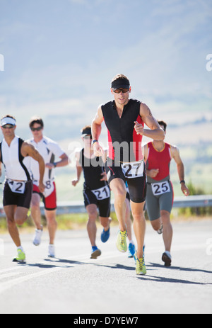 runners in road race Stock Photo - Alamy