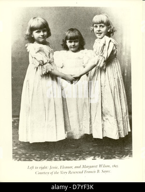 Jessie & Margaret Wilson, daughters of Woodrow Wilson Stock Photo - Alamy