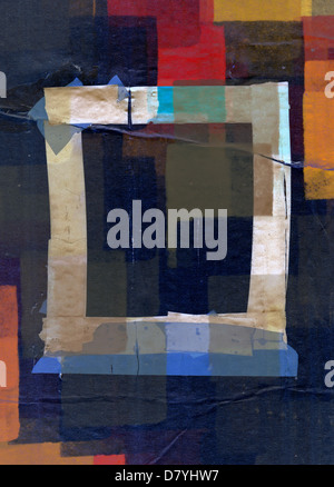 Creative abstract template graphics collage of girl guy discoball ...