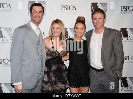 Cole Hamels, Heidi Hamels, Jennifer Utley and Chase Utley Philadelphia ...