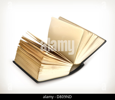 Illustration Open Book Icon Stock Photo - Alamy