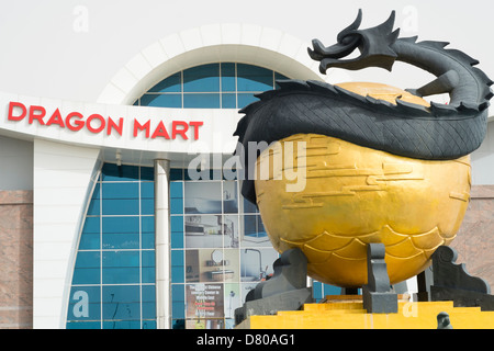 View of Dragon Mart shopping mall in Dubai United Arab Emirates; mostly ...