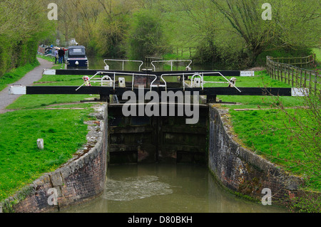 Seend Lock, Kennet & Avon Canal Stock Photo - Alamy