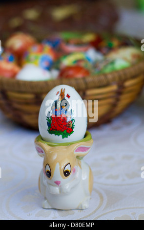 Superb traditional Romanian easter table Stock Photo - Alamy