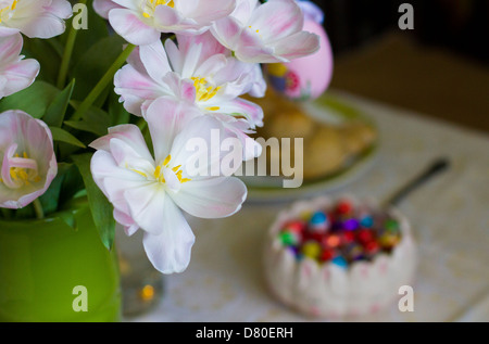 Superb traditional Romanian easter table Stock Photo - Alamy