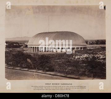 The Mormon Tabernacle, located in Salt Lake City, Utah, is a historic ...