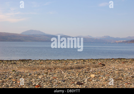 Beach at Rhu on the Gareloch, Scotland Stock Photo - Alamy