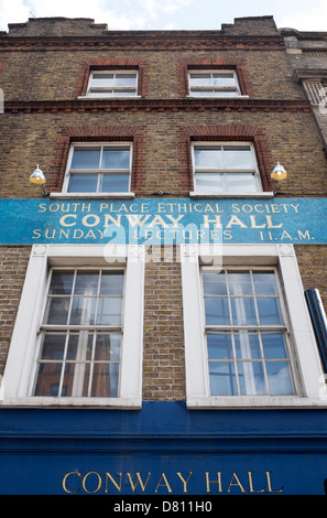 The exterior of Conway Hall, South Place Ethical Society, Holborn ...