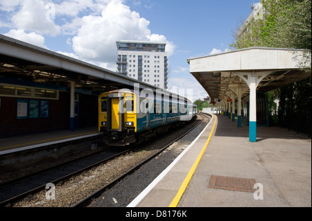 Cardiff Queen Street Station Platform 4 serving Coryton and Rhymney ...