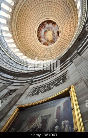Frieze on the US Capitol Building in Washington, DC, USA Stock Photo ...
