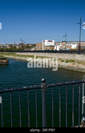 Old dock, Barry, Vale of Glamorgan, South Wales, UK Stock Photo - Alamy