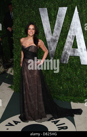 Michelle Rodriguez 2012 Vanity Fair Oscar Party at Sunset Tower Hotel ...