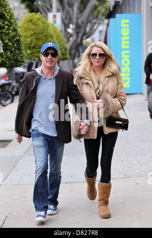 Actor Lane Garrison and his Playboy playmate girlfriend, Ashley ...