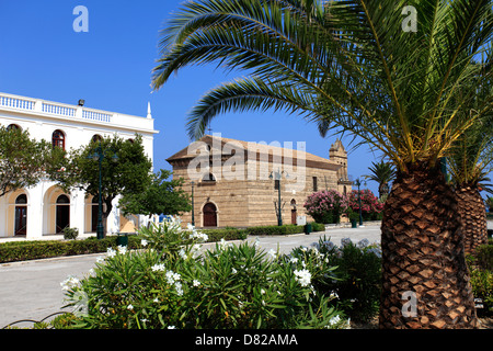 Saint Nicholas church in Solomos Square, Zakynthos town, Zakynthos ...