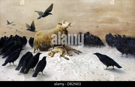 Schenck August Friedrich - Anguish Stock Photo - Alamy