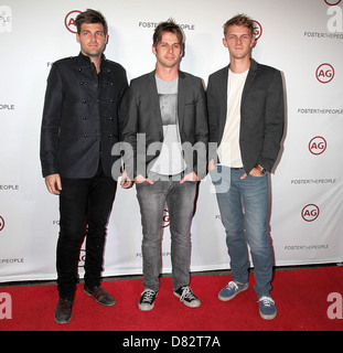 Mark Pontius, Mark Foster and Cubbie Fink of Foster The People 2012 ...