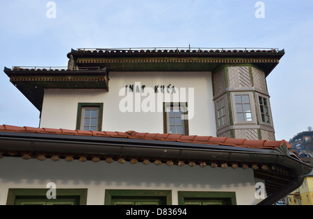 Inat Kuca (also known as Spite House), Sarajevo, Bosnia and Stock Photo ...