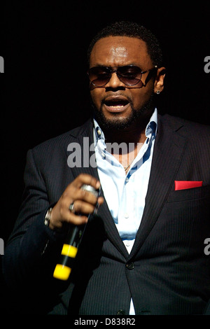Carl Thomas performing live during Love and Laughter Tour at James L ...