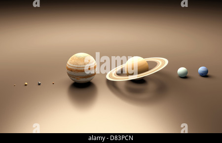 A rendered comparison of the Planets Mercury, Venus, Earth, Mars ...