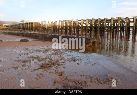 Derelict pier at Craigendoran on the Firth of Clyde, Scotland Stock ...