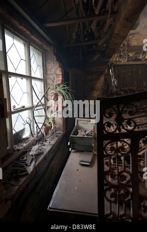 Light pouring through a leaded window Stock Photo - Alamy