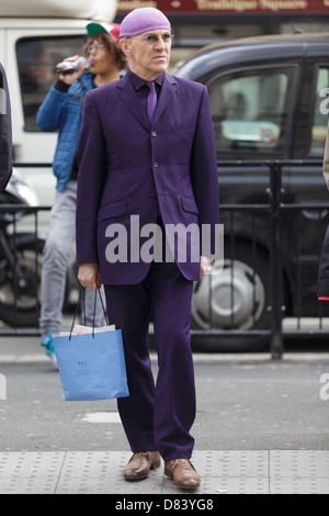 Blue jacket. violet jacket Stock Photo - Alamy