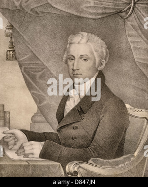JAMES MONROE fifth President of the USA (1758-1831 Stock Photo - Alamy