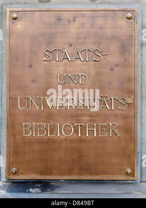 University library, Hamburg, Germany, Europe Stock Photo - Alamy