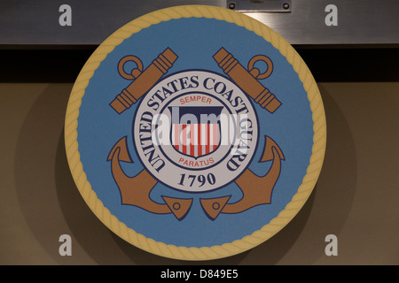 U.S. Coast Guard official seal on a white background Stock Photo - Alamy