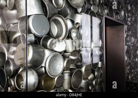 Pots and and pans made in Oskar Schindler's factory, Krakow, Poland ...