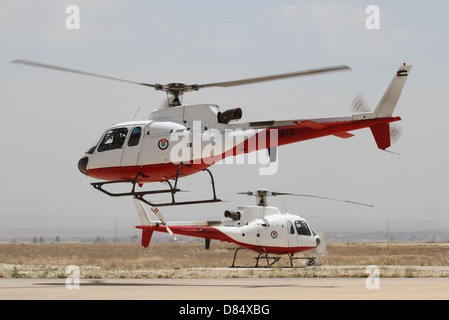 Royal Jordanian Air Force helicopters in formation during Exercise ...