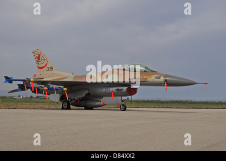 The Israeli Air Force's Ramat David Airbase as seen from Mount Carmel ...