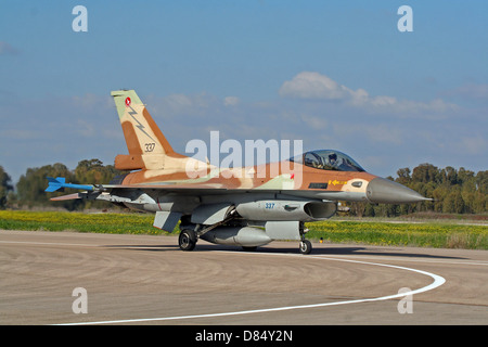The Israeli Air Force's Ramat David Airbase as seen from Mount Carmel ...