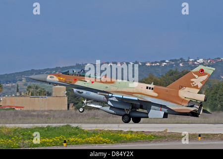 The Israeli Air Force's Ramat David Airbase as seen from Mount Carmel ...