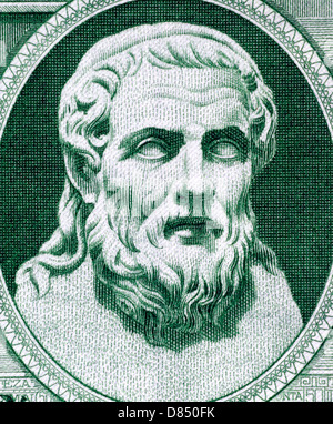 Hesiod, a Greek poet, Ancient Greece Stock Photo - Alamy