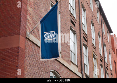 George Washington University banner Stock Photo - Alamy
