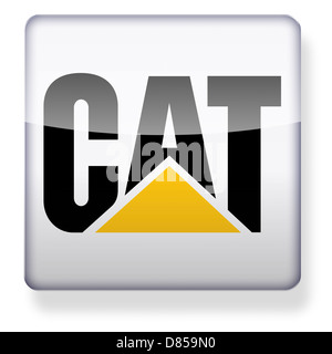 Caterpillar Inc. logo as an app icon. Clipping path included Stock ...
