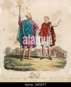 ENGLISH ROYALTY King Edgar I the Peaceable or Peaceful, King of England ...